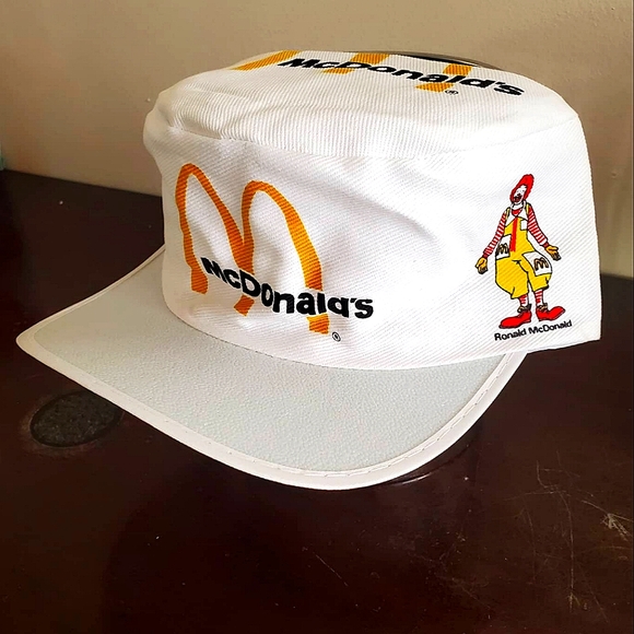 McDonald's | Accessories | Vintage Mcdonalds Crew Member Cap 8s Nice ...